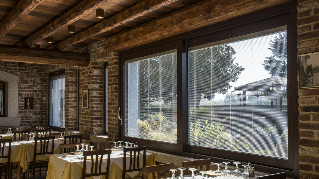 Screenline: integral blinds patented by Pellini