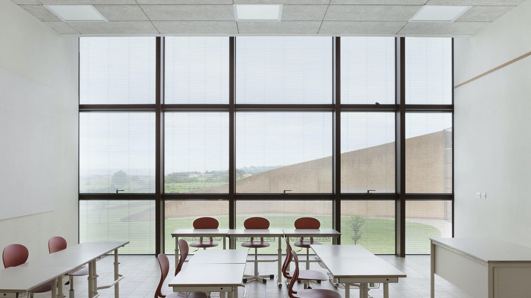 Screenline: integral blinds patented by Pellini