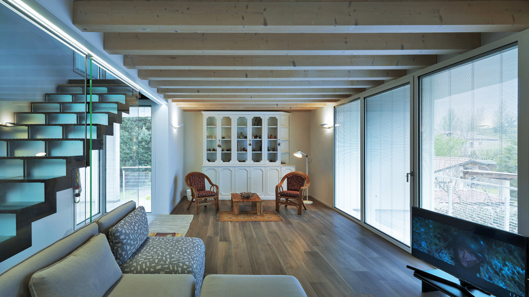 Screenline: integral blinds patented by Pellini